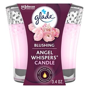 glade candle jar, air freshener, angel whispers, 3.4 oz