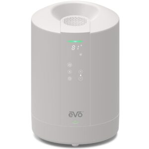 evo wmh440 self sanitizing pure mist humidifier (6l capacity) – 28 hour continuous run time, dishwasher safe base, empty tank auto shut-off