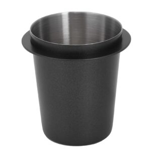 dosing cup, 58mm stainless steel coffee dosing cup coffee machine handle dosing tool accessory powder receiving cup espresso coffee accessrioes for coffee machine home coffee