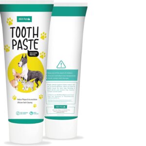 H&H Pets Dog Toothbrushes and Toothpaste Best Professional Cat & Dog Finger Tooth Brush, Dog Brush Set, Perfect for Dogs and Cats, Dog Supplies - Size Small 1 Count 3.5 Oz Toothpaste (100g)