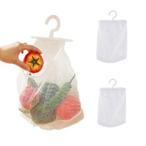 fokai mesh laundry bags for delicates, laundry bag, drying rack clothing, laundry bags mesh wash bags and fruit and vegetable storage. nailless, lingerie bags for washing delicate 2pc (white), tc0326