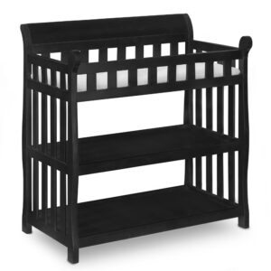 delta children eclipse changing table, ebony black