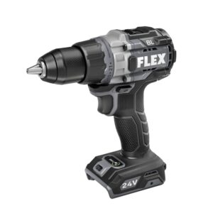 flex 24v brushless cordless 1/2-inch 1,400 in-lbs torque 2-speed drill driver turbo mode tool only, battery and charger not included - fx1171t-z