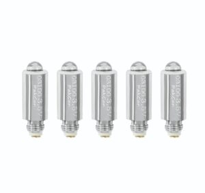 new pakcan compatible with welch allyn 5 pcs led replacement bulbs 03100-u (set of 5 pcs)