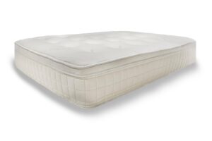 naturepedic pillow top organic mattress - queen hybrid mattress with encased coils for comfort and pressure relieving natural latex mattress - naturally cooling & breathable mattress