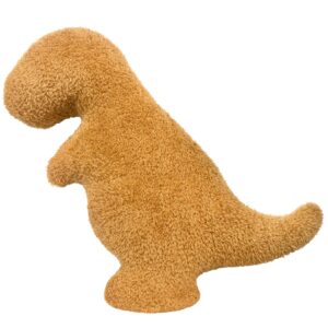 andywoo dino chicken nugget pillow plush is funny gifts, dinosaur chicken nugget pillow for birthday gifts, dinosaur gifts for kids teens and adults (tyran rex, small)