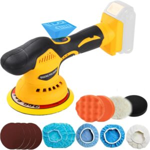 cordless car buffer polisher compatible for dewalt 20v battery, power polisher for car detailing/polishing/waxing(battery not included)