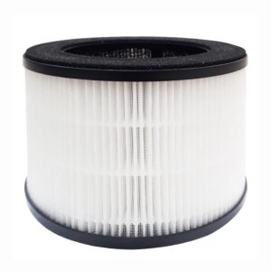 freaire hepa filter, true hepa air filter replacement for dust smoke pollen dander smell (white)