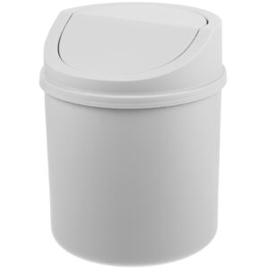 aboofan mini table trash can mini garbage can living room trash can swing top bin office trash can mini trash can waste basket for home mini desktop trash can garbage container