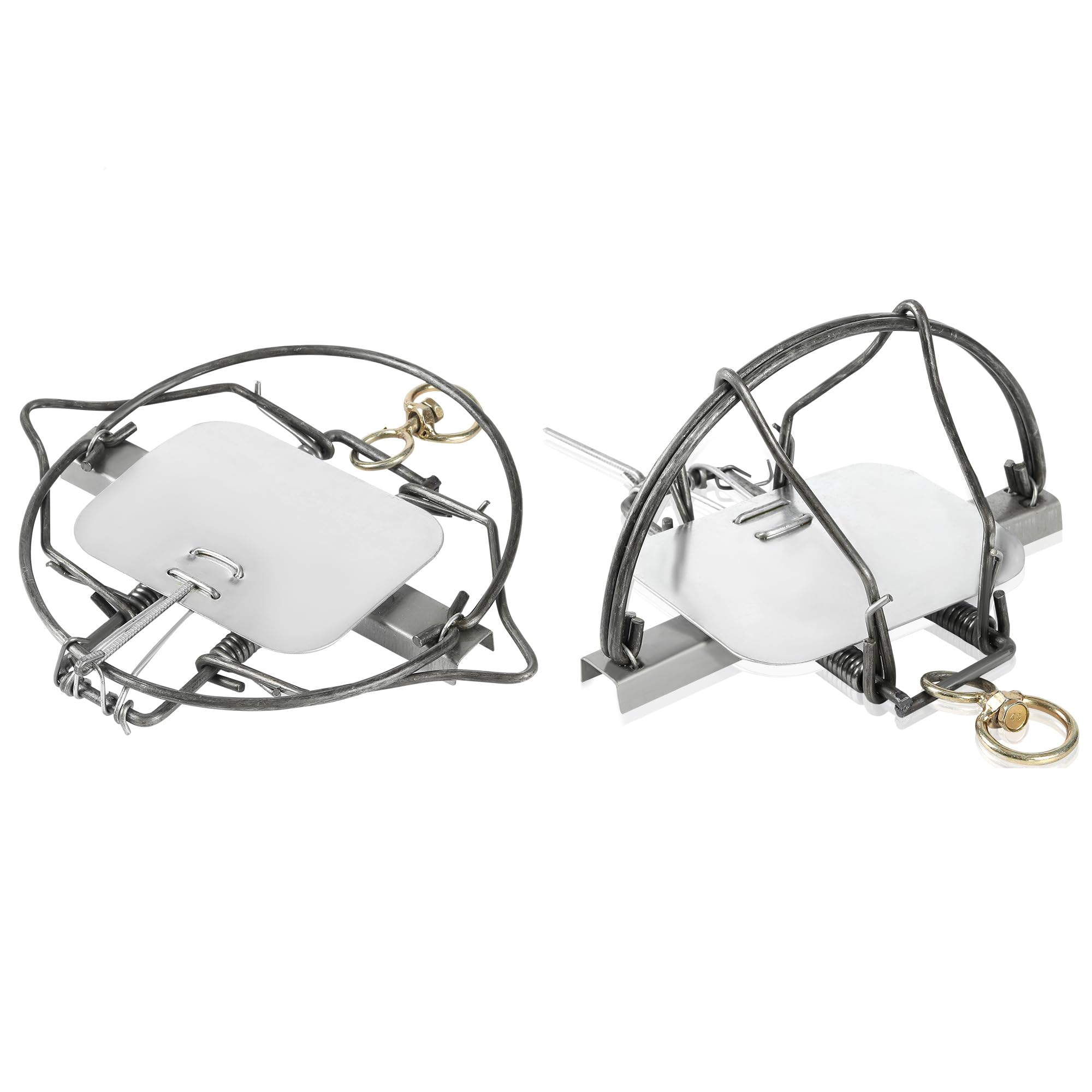 2 Pack Animal Traps Small Medium Animal Outdoor Spring Trap (2)