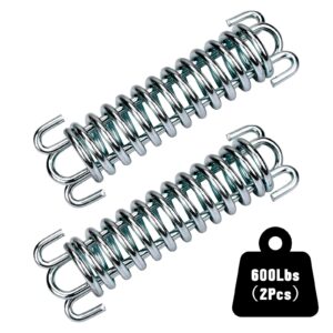 porch swing springs for hammock chair, heavy duty, 300 lbs, outdoor & indoor (2 pack)