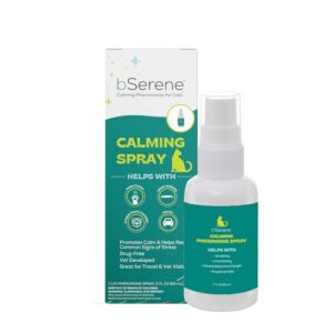 bserene pheromone calming spray for cats 60ml