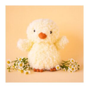 easelr cute little chick stuffed animals, 8" soft chick plush toy chick plushies pillow gifts for kids girlfriend birthday christmas mother's day (8inch)