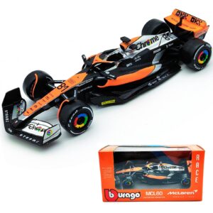 jodiyaah bburago p2 british gp mclaren 2023 f1 mcl60 81# oscar piastri formula racing alloy car diecast model (mcl60 81#)