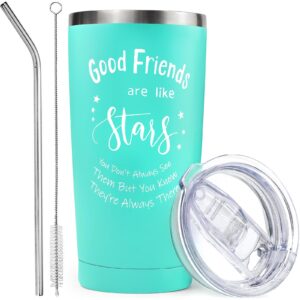 panspace best friend tumbler, friend gifts for women men - 20oz insulated tumbler cup with straw and lid, best friend birthday gifts for women friendship bestie gifts for women friends female