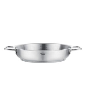 fissler pure collection serving-pan, frypan, 11", stainless-steel, made in germany - induction