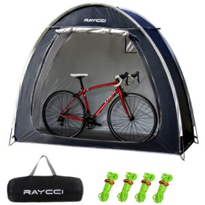 bike storage shed tent,outdoor portable bicycle storage sheds with 210d oxford fabric pu4000 waterproof for 2/3/4/5 bikes,bike covers shelter for motorcycle,garden tools,toys,lawn mover l size