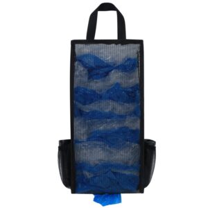 lecorner plastic bag holder, large capacity grocery bag holder, breathable mesh plastic bag holders for grocery bags storage, lightweight trash bag holder dispenser organizer