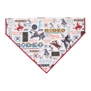 Hooey Nomad Dog Bandana, Polyester Dog Bandana with Graphic-Inspired Prints, Hooey Rodeo