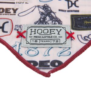 Hooey Nomad Dog Bandana, Polyester Dog Bandana with Graphic-Inspired Prints, Hooey Rodeo