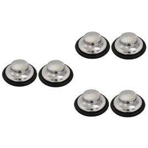 zerodeko 6 pcs bathtub drain plug bathtub stopper tub drain stopper bath tub plug garbage disposal plug sink stopper kitchen sink plug sealing water cover stainless steel