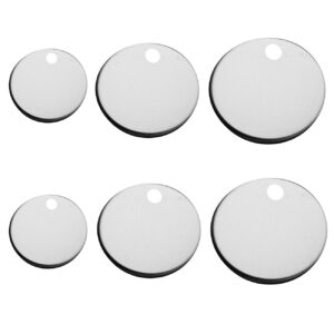 recdec 6 pack stainless steel cover top dust cap for toilet seat bolts and screws quick release top hinge fixings bidet replacement parts 45mm 55mm 60mm 3 sizes