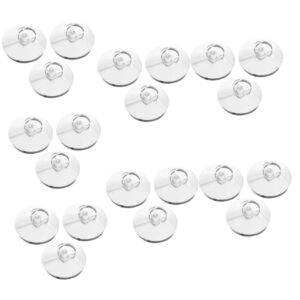 jojofuny 21 pcs sink stopper hard case with foam kitchen hole cover bathtub stopper bath tub drain plug roofing torch kitchen drains stopper bathtub plug wooden barrel stainless steel