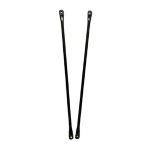 timyrimy 88cm/34.6inch garden swing replacement rods, bronze metal round rods for hanging swing seat to frame (2pcs/ctn)