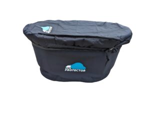 polar protector - 100 gallon oval stock tank cover and insulated 5mm neoprene slip bundle ice water bath waterproof keeps tanks clean and insulated