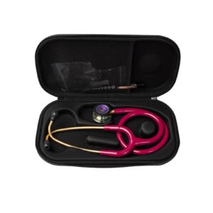 stethoscope case for littmann cardiology 4 classic 3 adc stethoscope,stethoscope holder blood pressure cuff bag for nurse work accessories,nursing school essentials carrying case