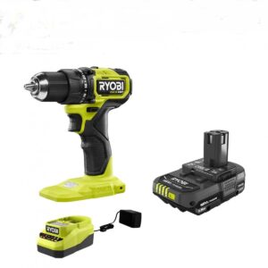 ryobi 18v one+ hp compact brushless 1/2" drill/driver kit with battery & charger