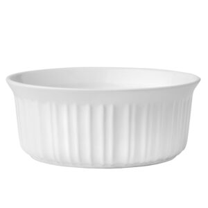 corningware french white round 1.5 quart baking dish