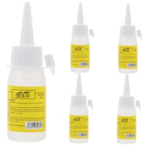 shineofi 5pcs glue bottle applicator dropper bottle mini dropper bottles applicator bottle glue dispensing bottle mini squeeze bottle gluing project bottle button child filler plastic