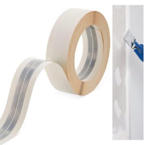 pangda 150 feet by 2 inch reinforced corner drywall tape inside outside corner tape drywall tape with metal no adhesive side for wall crack repair tool