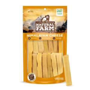 natural farm himalayan yak cheese, protein-rich, low-allergen, lactose-free, gluten-free, 100% natural - large, net wt. 80 oz, 2268g