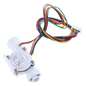 chenzilin dn10 g3/8 tds temperature flow sensor dc5-24v turbine-flowmeter water flow sensor switch control flowmeter fluid counter, about 7.7cm long, as pictures shown