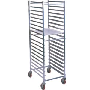 winholt equipment al-1820bkd-hd mobile pan rack, full height, 21" w x 26" d x 69" h, end loading, open sides, 20 18" x 26" pans capacity, for commercial use