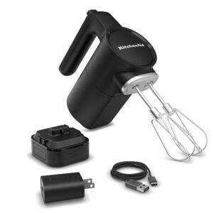 kitchenaid go™ cordless hand mixer - battery included, khmr762