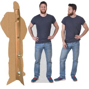 custom life size cardboard cutout | personalized high resolution stand up | upload your own photo - perfect for wedding, graduation, birthday, etc 1-6 ft