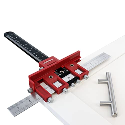 Milescraft 7300 Cabinet Kit – Cabinet Hardware Jig, Shelf Pin Jig, Hinge Jig and Drawer Slide Jig. Cabinet Handles, Drilling Jig, Euro Concealed Hinge Jig, Drawer Installation Jig – Ultimate Bundle