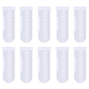 bipee centrifuge tubes100 ml higher quality conical test tubes, round-bottomed centrifuge tube， test tubes with caps, plastic container with graduated and write marks (30pcs, 100ml)