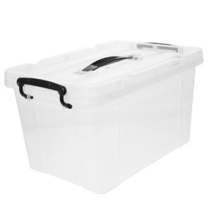 hohopeti bed storage with lid capacity storage bin stackable lidded container organizer box for home office