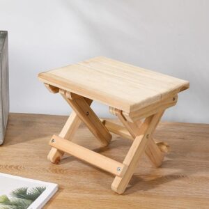 wooden step stool for adults and kids,folding chair step foot stools portable wooden stool for bedroom kitchen bathroom,sturdy step stools (board surface s size)