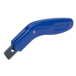 capitol 110701 fixed-blade pro carpet knife, 1" x 3.75" x 9.25", blue