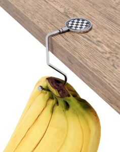 metal banana hook, balance hook, banana holder for hanging backpack, keys or fashion wallet hook - great for kitchen dorm bedroom and tabletop, easy to hang and store