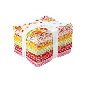 my mind's eye picnic florals 21 fat quarters riley blake designs fq-14610-21, assorted