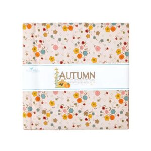 lori holt autumn 10"" stacker 42 10-inch squares layer cake riley blake designs 10-14650-42, assorted