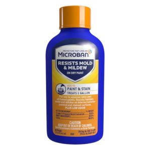 microban 1.5 oz. fungicidal paint additive – resists mold & mildew