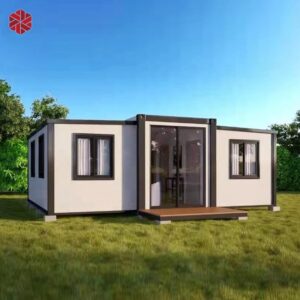 generic expandable container house: portable living solution in australia with 2 bedrooms, available in 20ft and 40ft sizes.