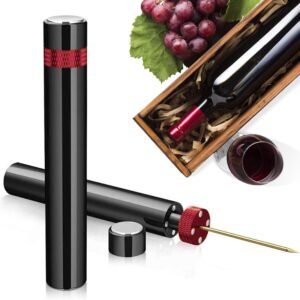 xalva air pump wine opener - travel portable air pressure wine bottle opener - easy-open air pressure wine opener pump - gifts for wine lovers - efficient wine pump opener for home, restaurant & party